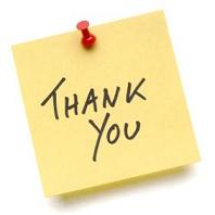 thank you post it note | Pamela Grow