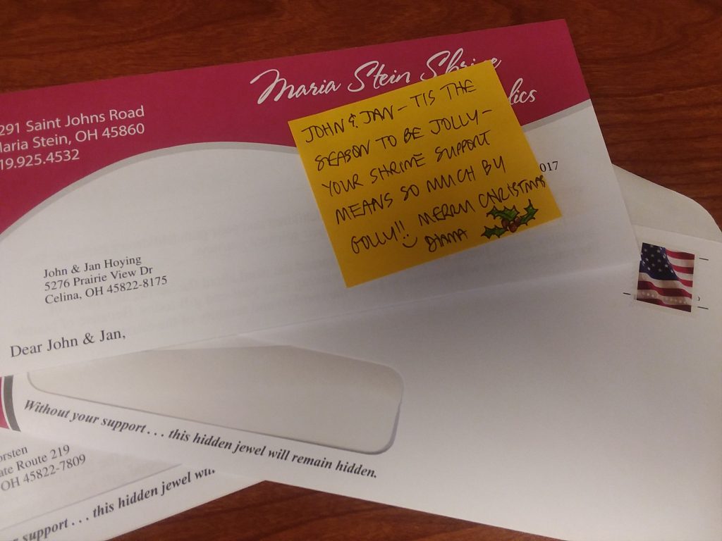 StickyNoteExampleShrine | Pamela Grow